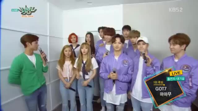 Got7 & mamamoo در music bank - نماشا