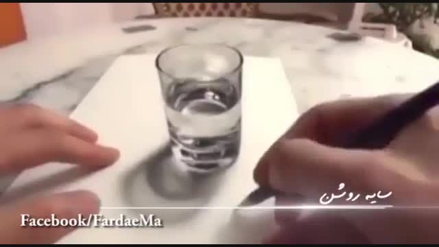 سایه روشن- چطور نقاشی سه بعدی بکشیم؟/ How to draw 3D paintings?-saye ...